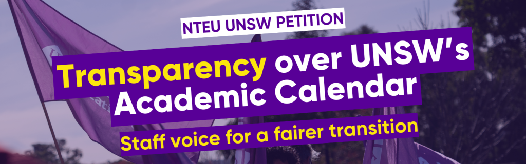 UNSW Petition - Better Workplaces = Better Universities
